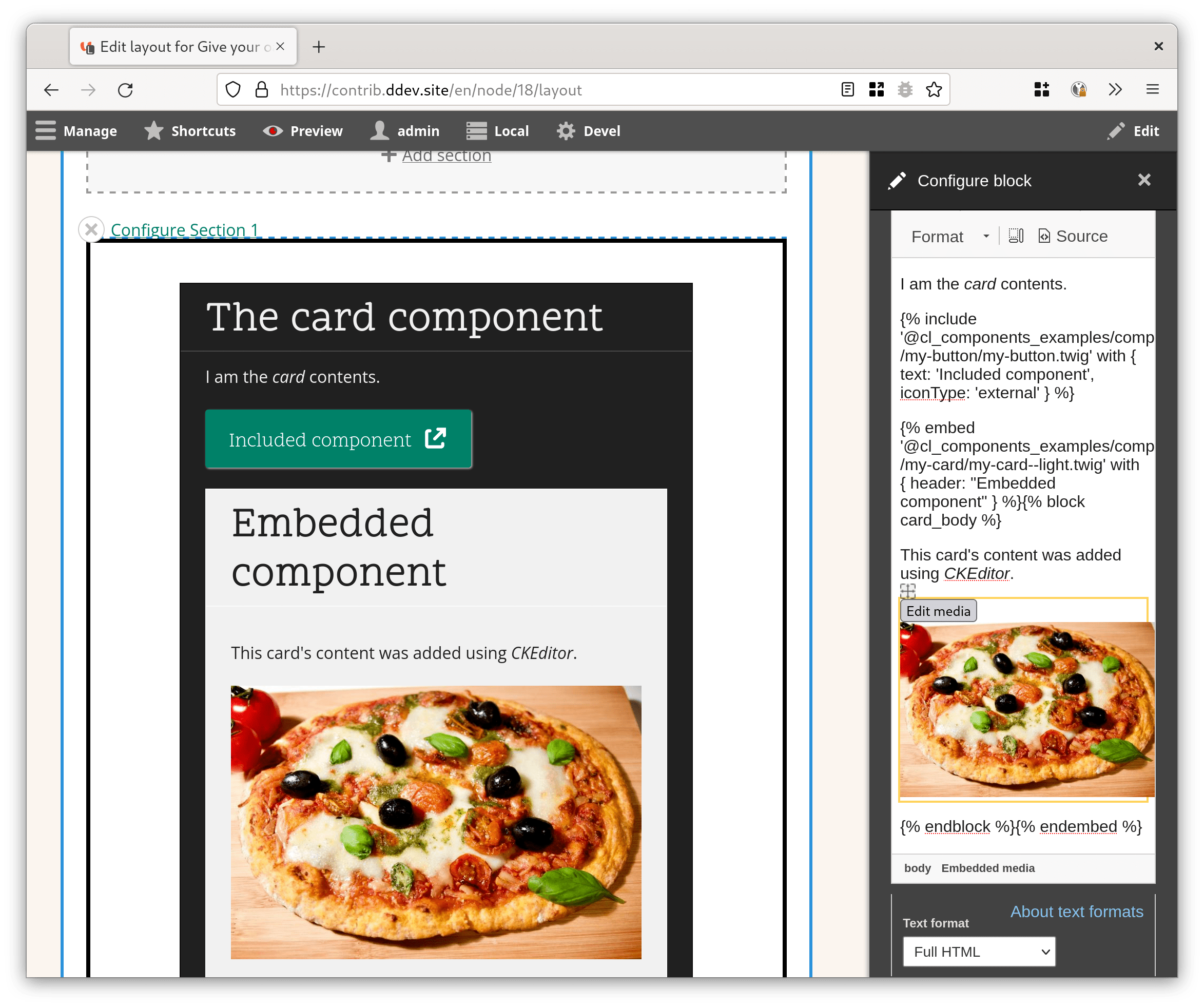 Single Directory Components